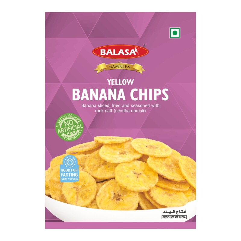 Banana Yellow Chips -180gms – Balasa Foods